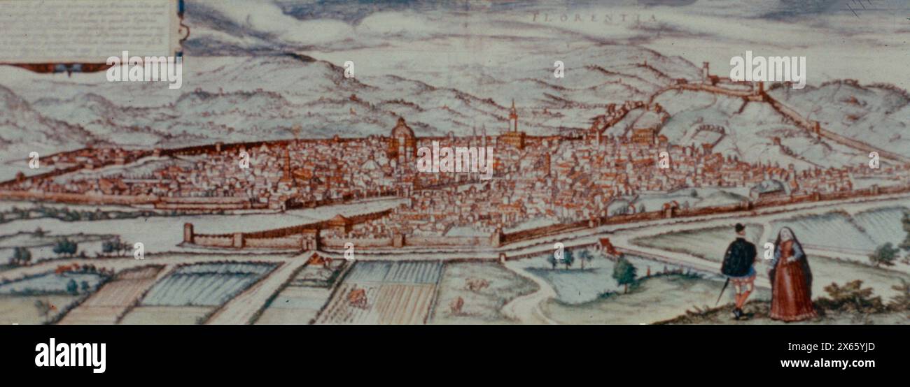 16th century view of florence italy hi-res stock photography and images ...