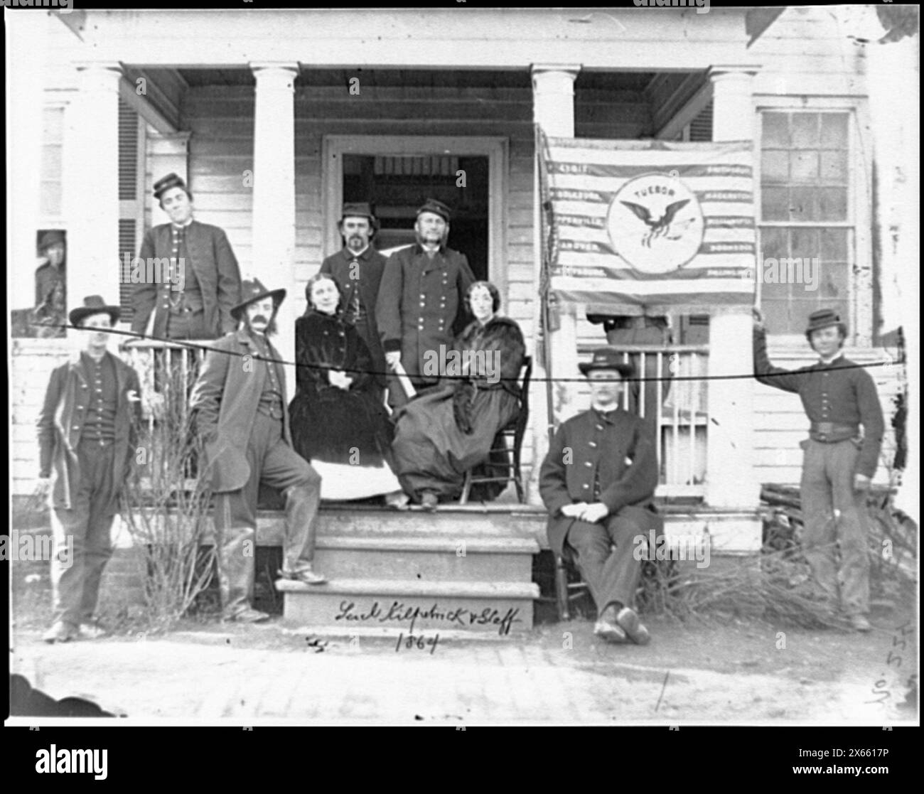 Stevensburg, Va. Gen. Judson Kilpatrick, 3d Division, Cavalry Corps ...
