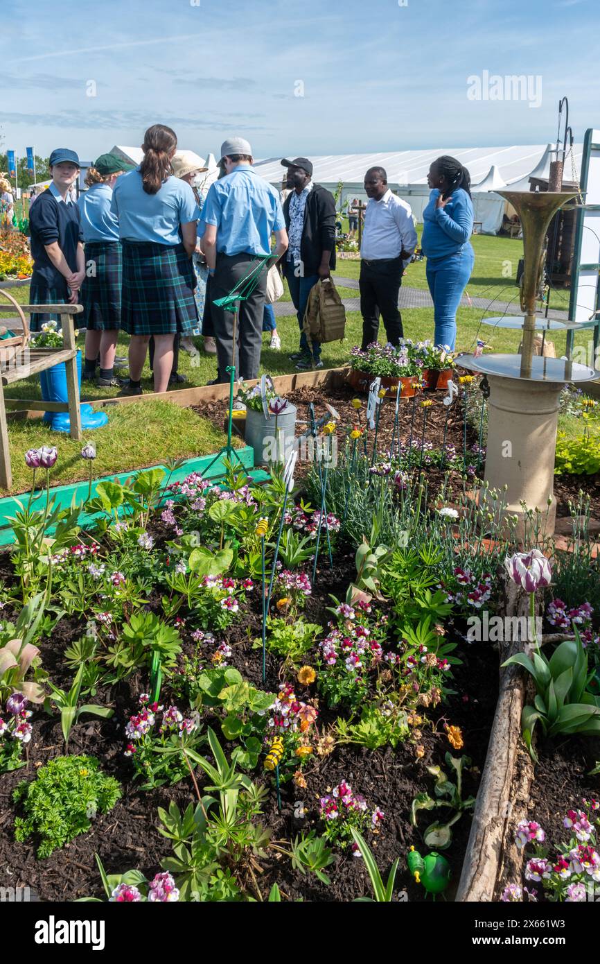 May 9th 2024. RHS Malvern Spring Festival opened today on a warm sunny ...