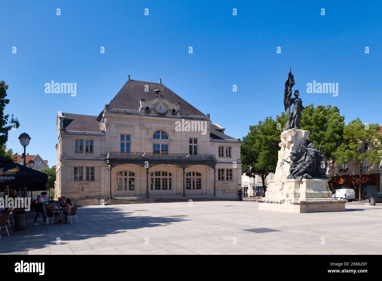 Saint-Dizier, France - June 25 2020: The Saint-Dizier theater is a ...