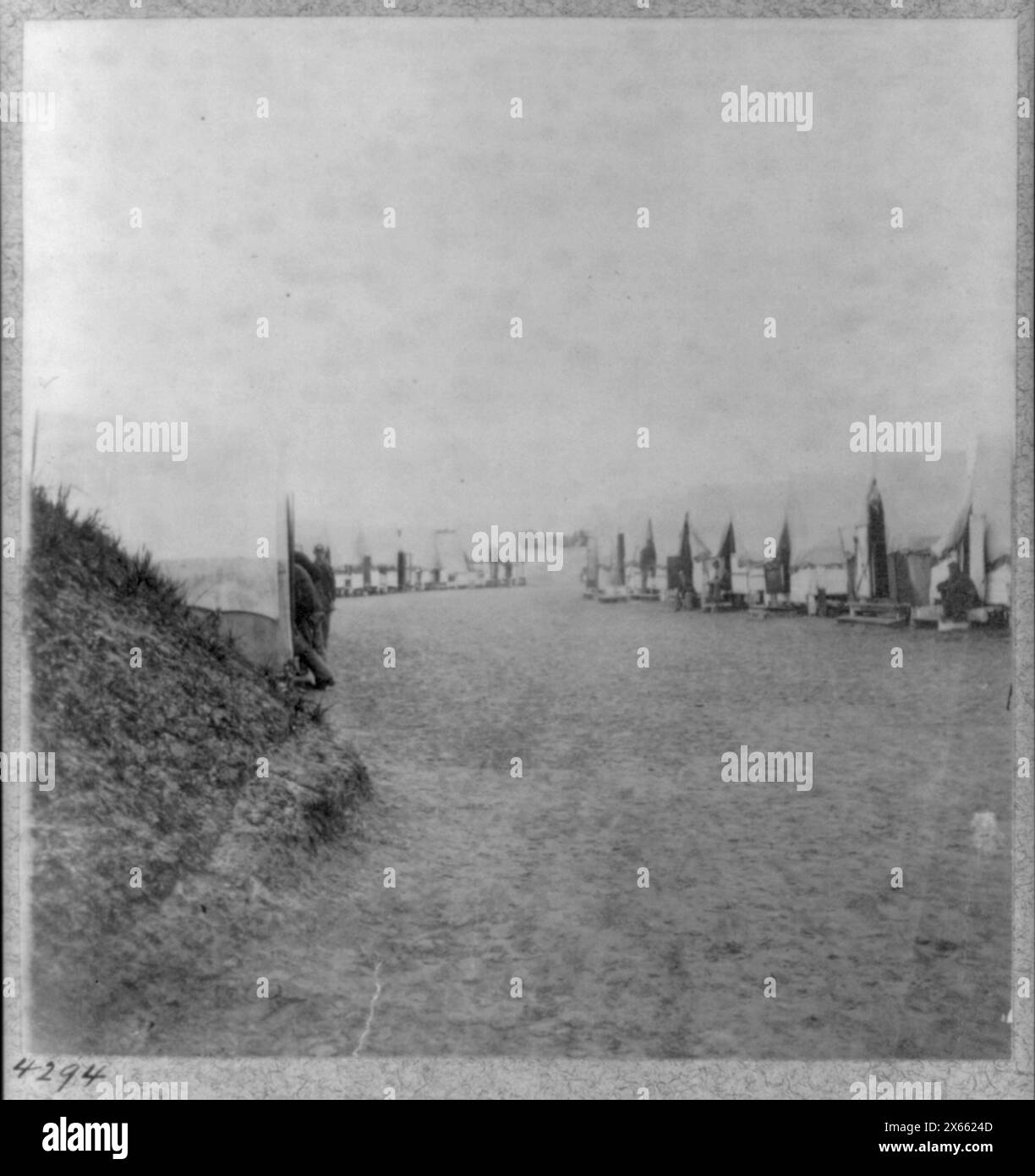 Interior of Fort Wagner, in April, 1865, Civil War Photographs 1861 ...