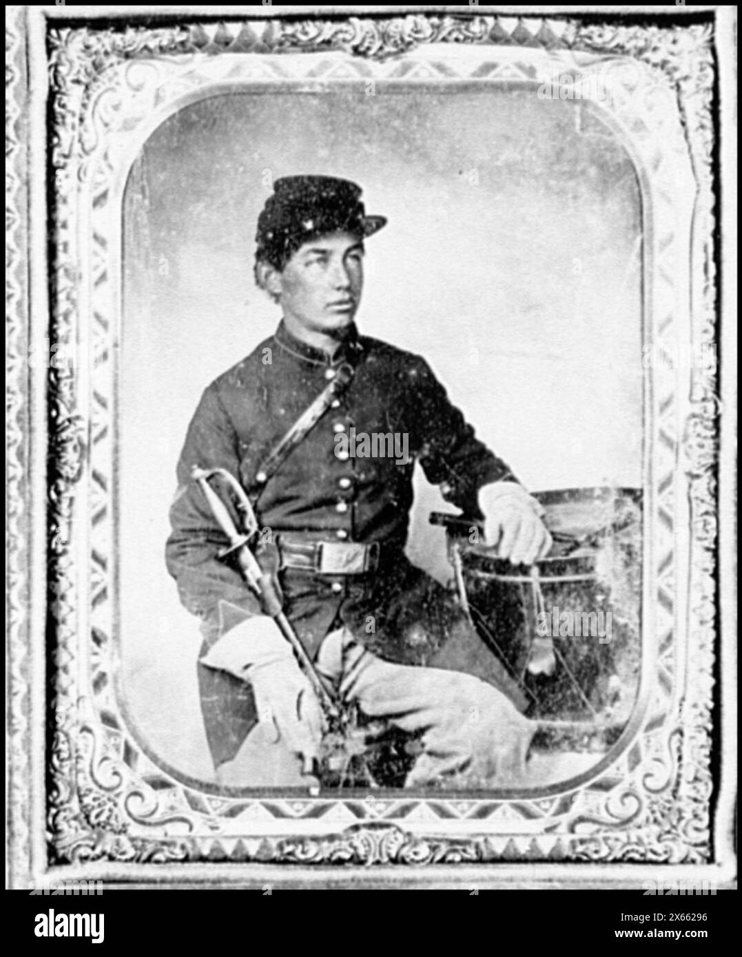 Portrait of Pvt. George Henry Graffam, Company B, 30th Maine Infantry ...