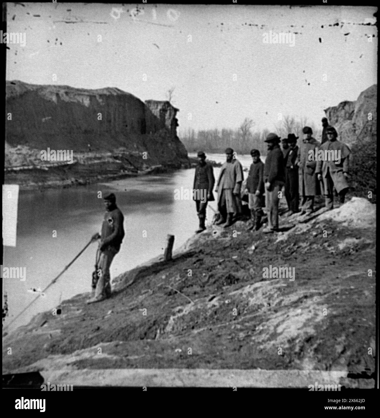 James River, Va. View of the completed Dutch Gap canal, Civil War ...