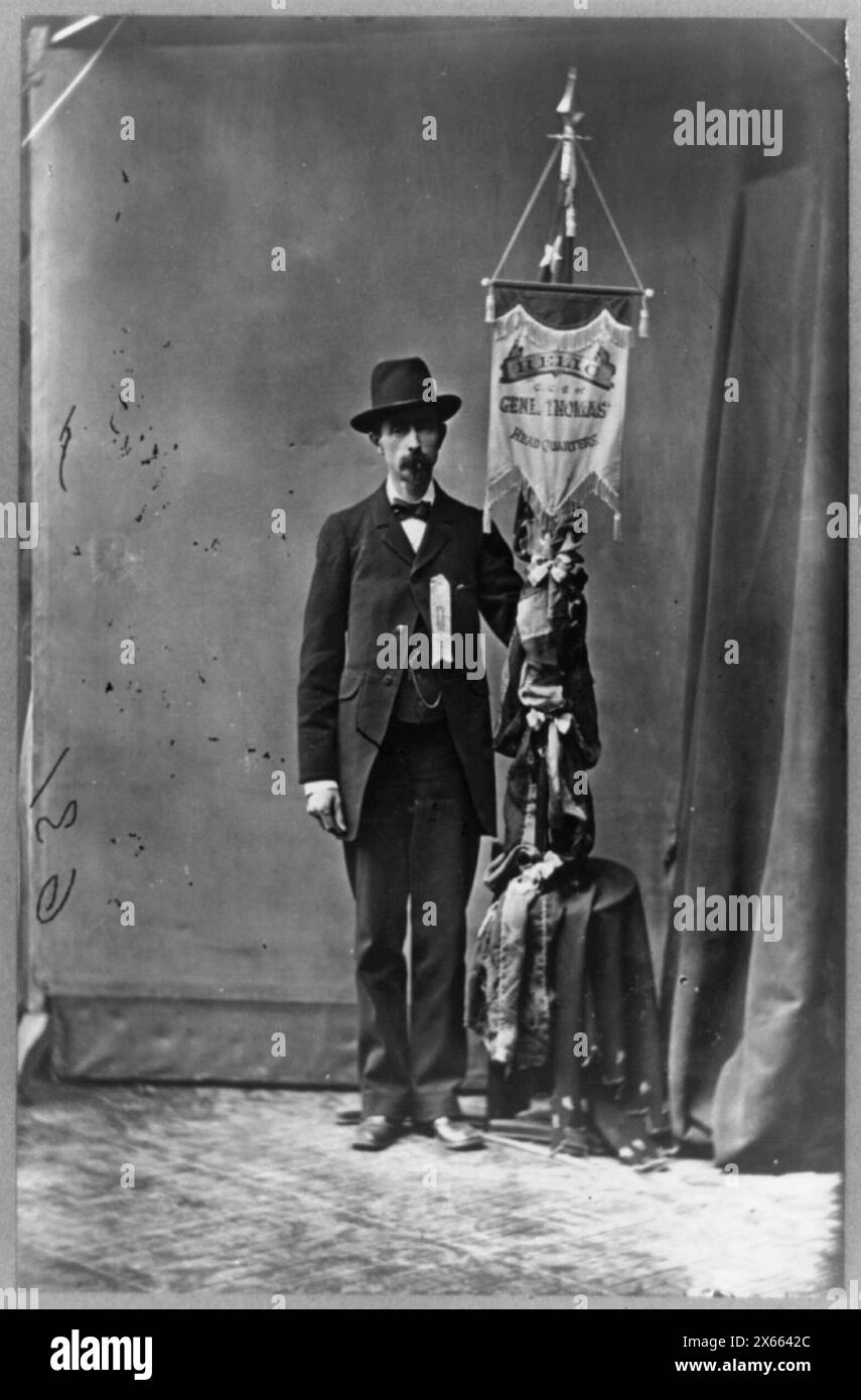 Thomas war flag, Civil War Photographs 1861-1865 Stock Photo - Alamy
