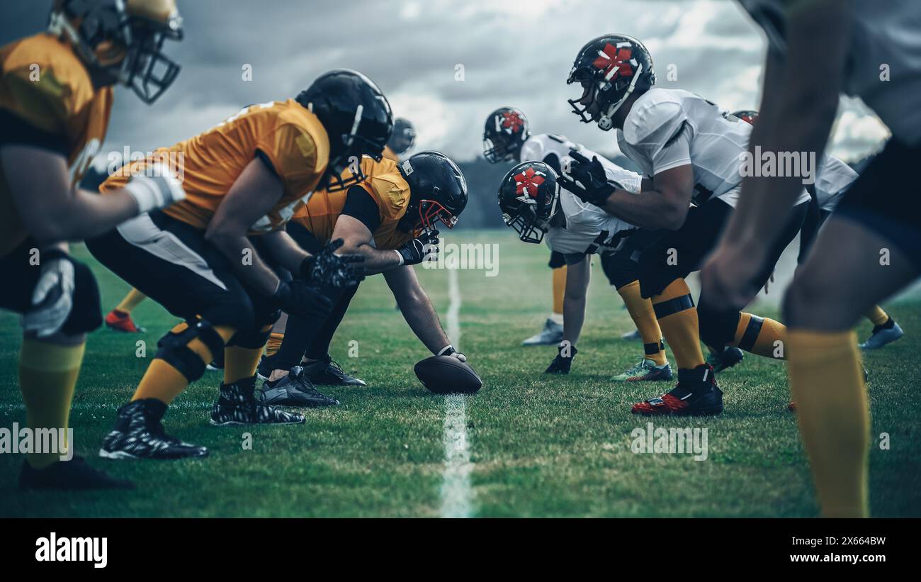 American Football Championship. Teams Ready: Professional Players ...