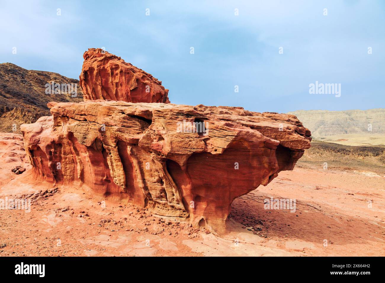 Rock formation in Timna Valley, Israel Landscape Stock Photo - Alamy