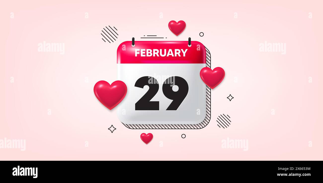 29th day of the month icon. Event schedule date. Calendar date of ...