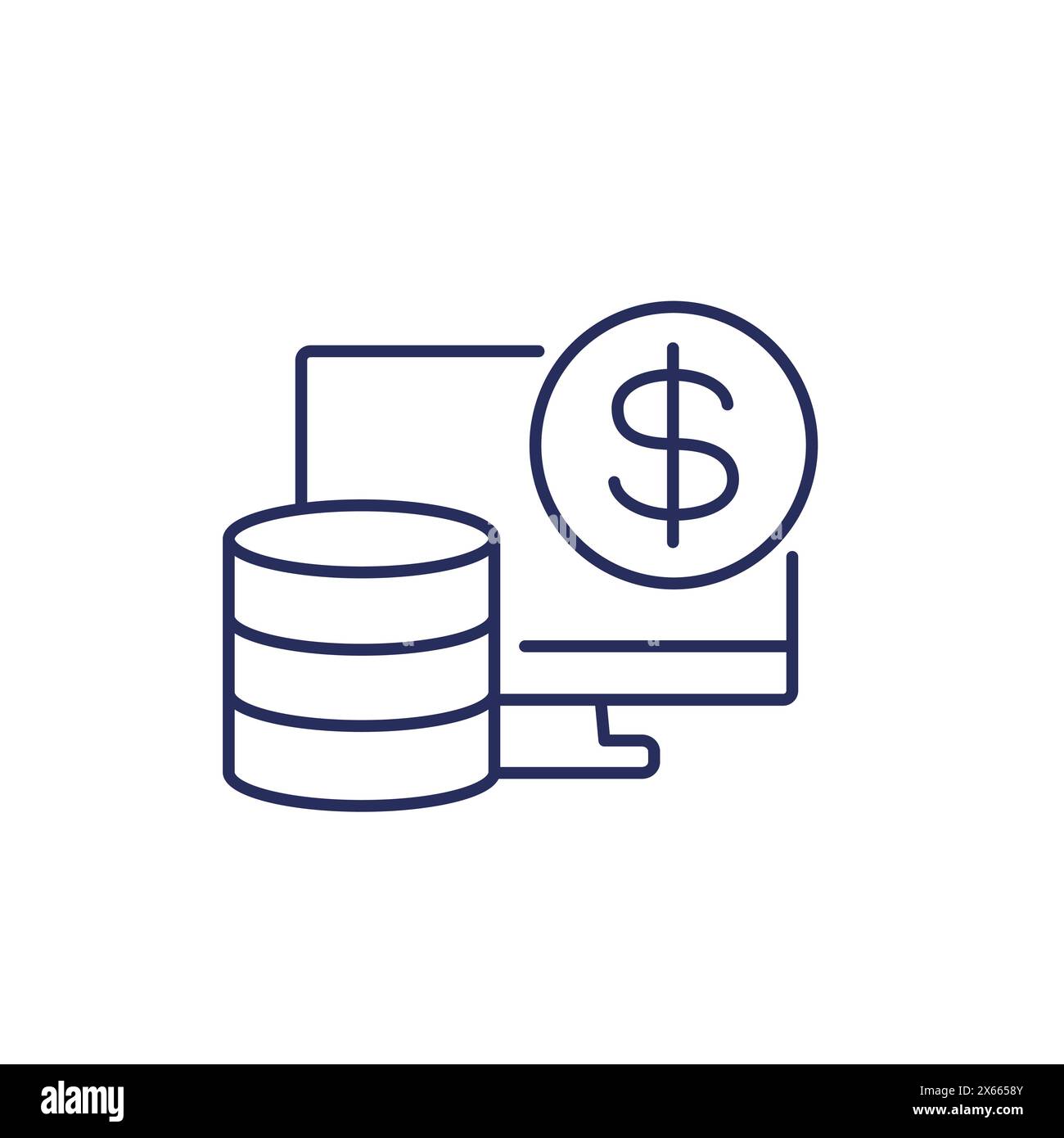 Database server over cloud Stock Vector Images - Alamy