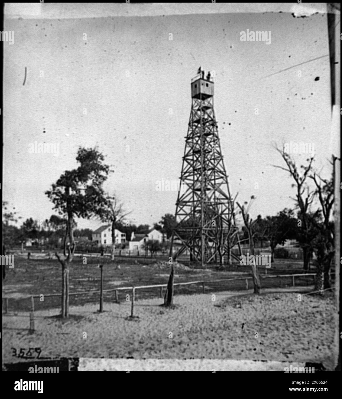 Jacksonville, Fla. Signal tower, Civil War Photographs 1861-1865 Stock ...