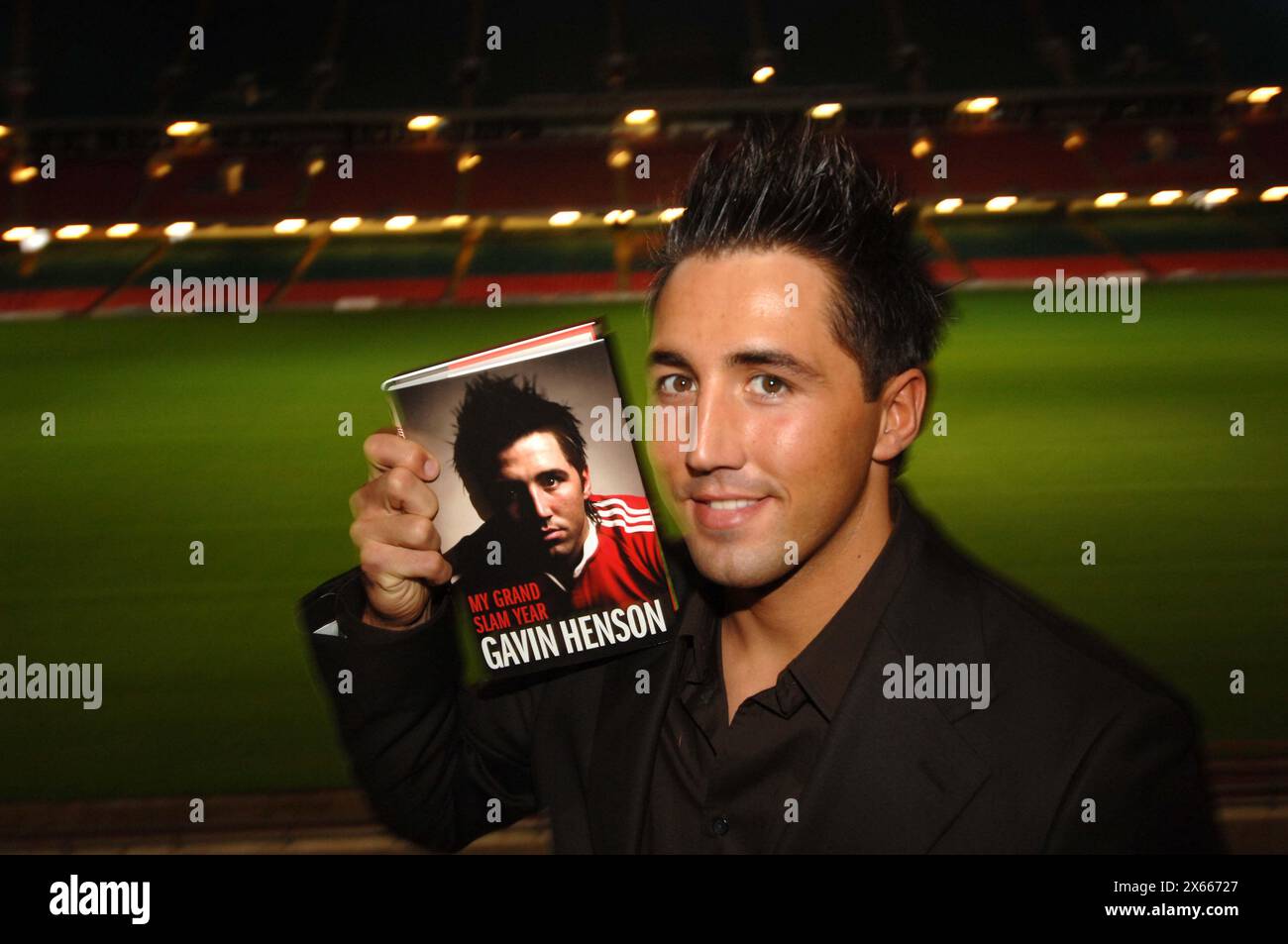 Welsh rugby star Gavin Henson pictured at the launch of his book. 24.10 ...