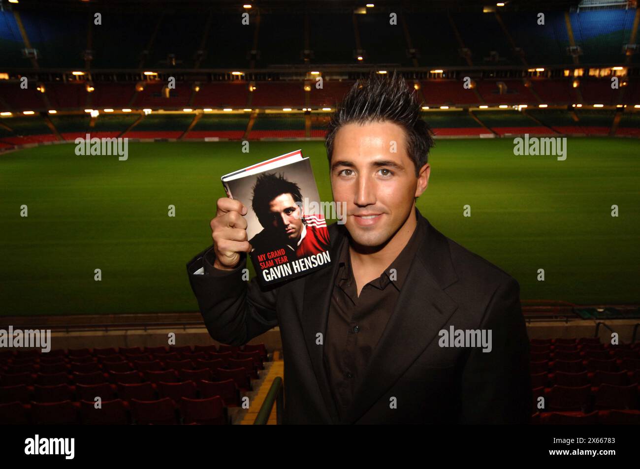 Welsh rugby star Gavin Henson pictured at the launch of his book. 24.10 ...