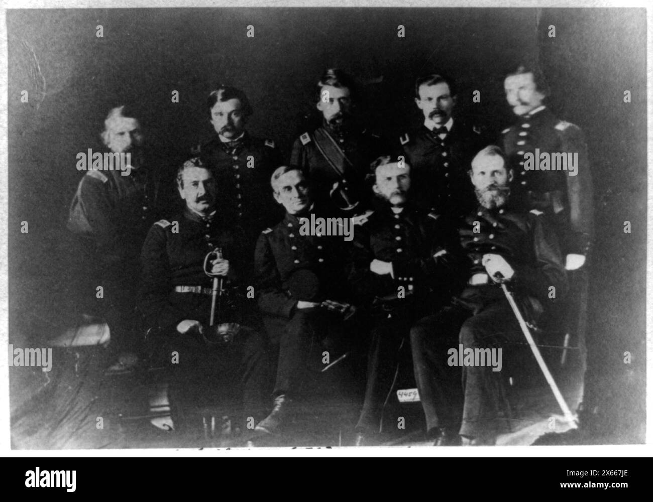 Officers of U.S. Garrison, Fort Sumter, April, 1861, Civil War ...