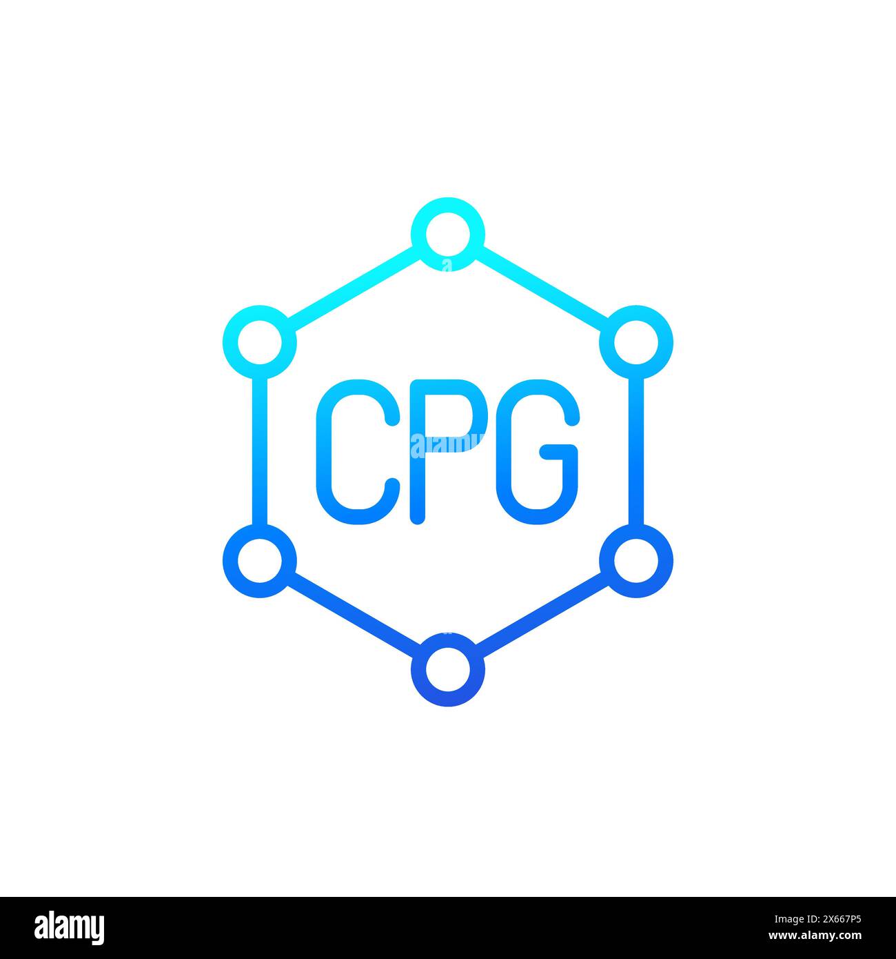 CPG icon on white, Consumer Packaged Goods Stock Vector Image & Art - Alamy