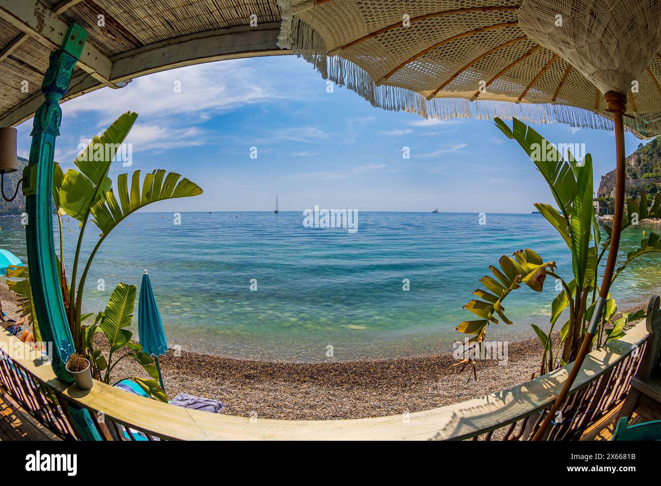 Eze beach france hi-res stock photography and images - Alamy