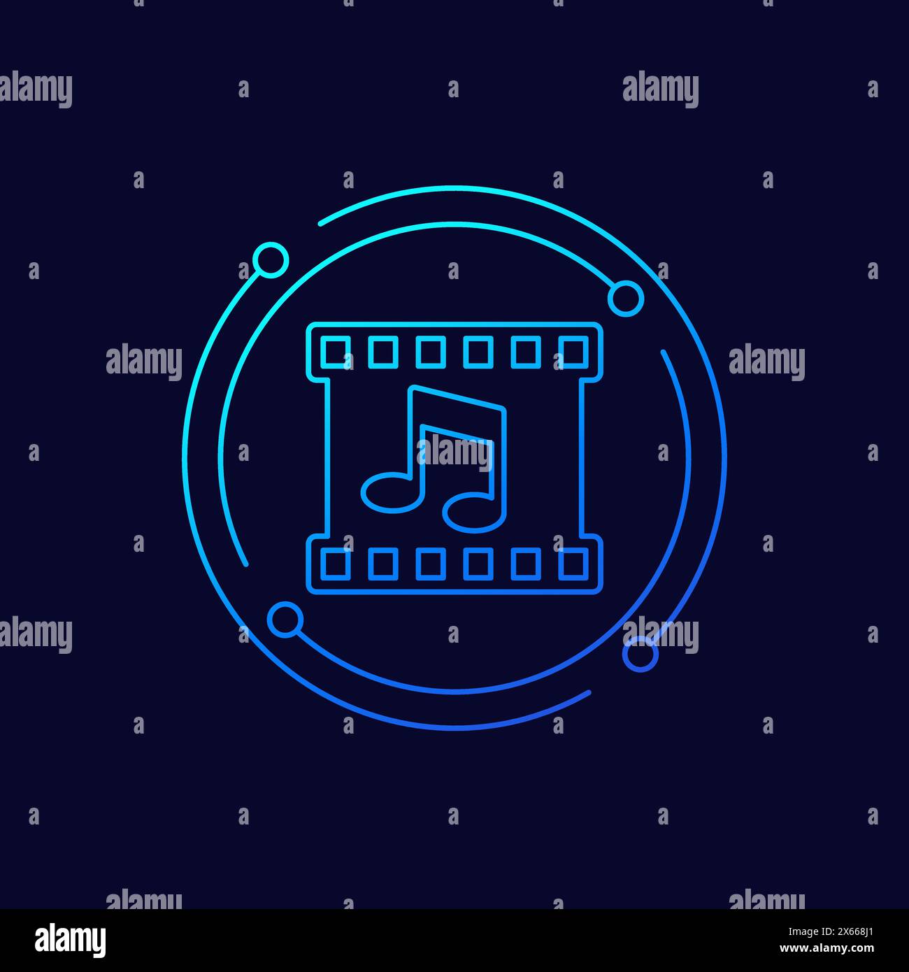 Music player footage Stock Vector Images - Alamy