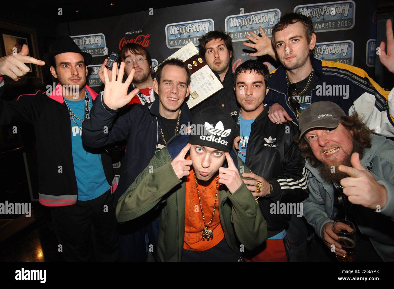 Goldie Lookin Chain at The Porth Pop Factory Awards launch party in ...