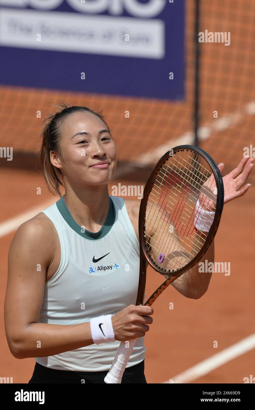 Qinwen Zheng (CHN) during her match against Naomi Osaka (JPN)) at the ...