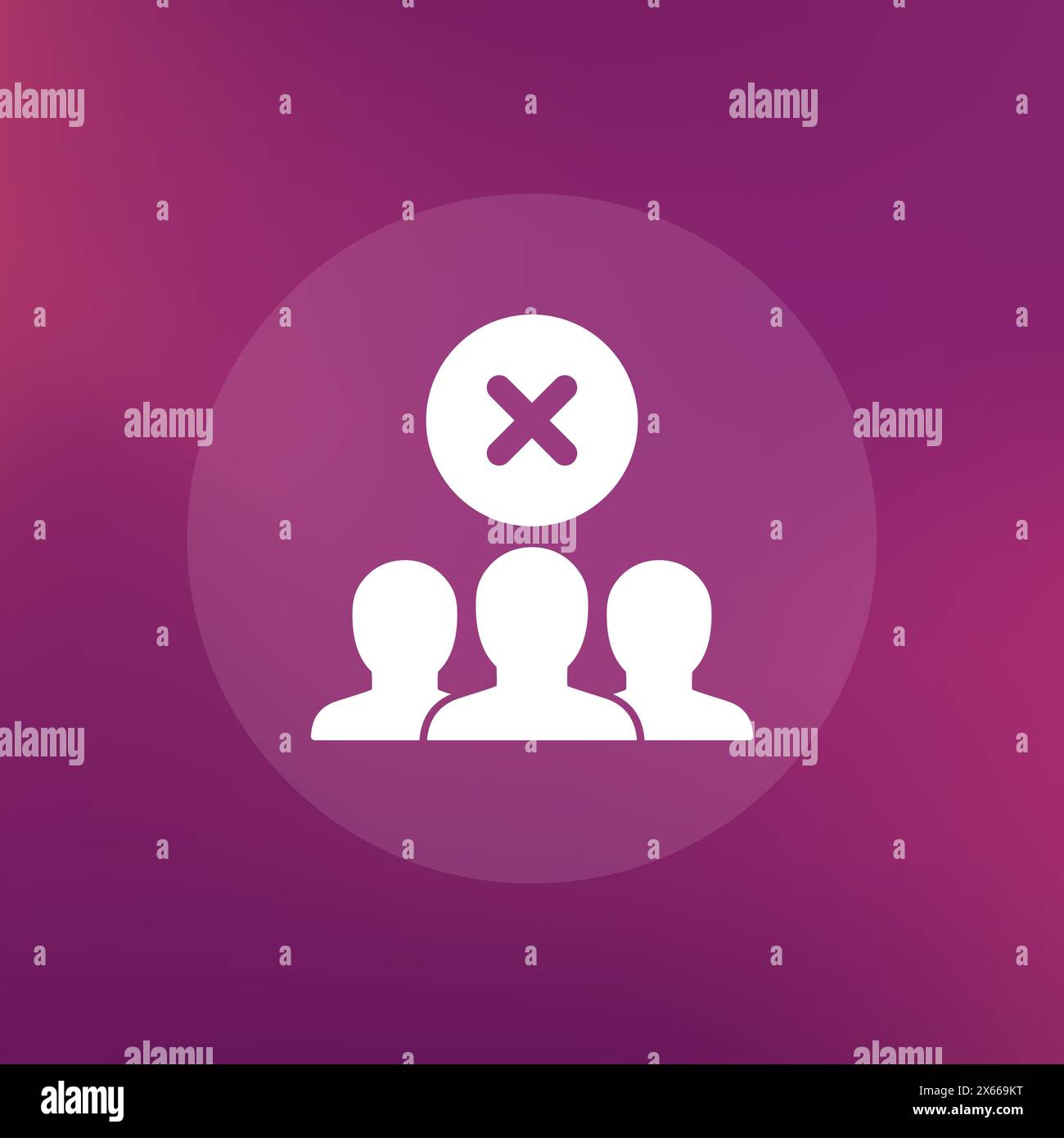 blocked users icon for web Stock Vector Image & Art - Alamy