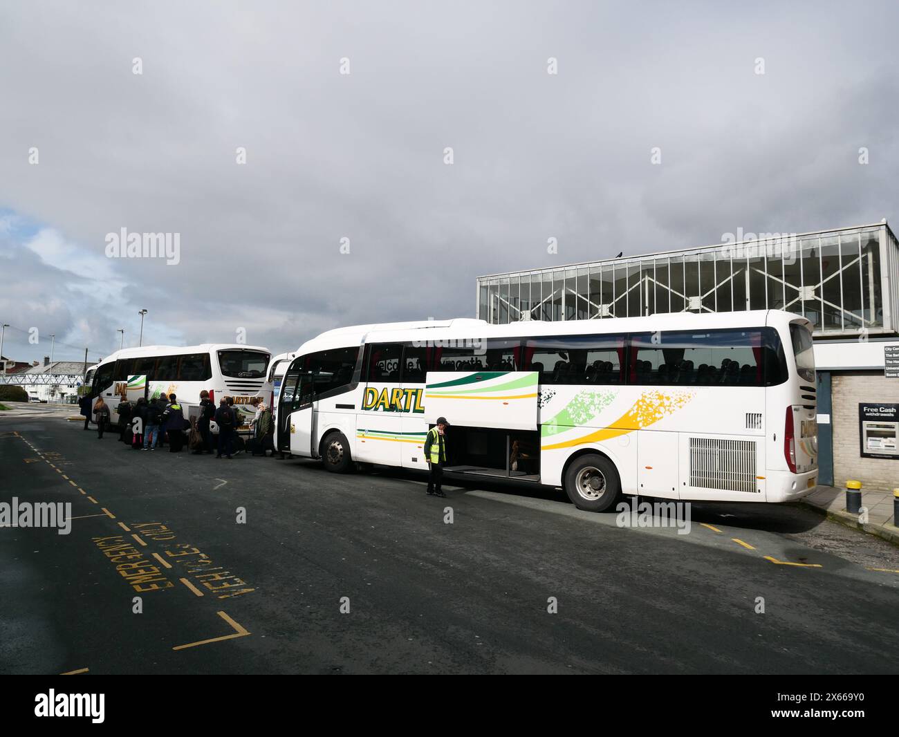 Rail Replacement buses transport passengers to and from Plymouth Railway Station. Plymouth ...