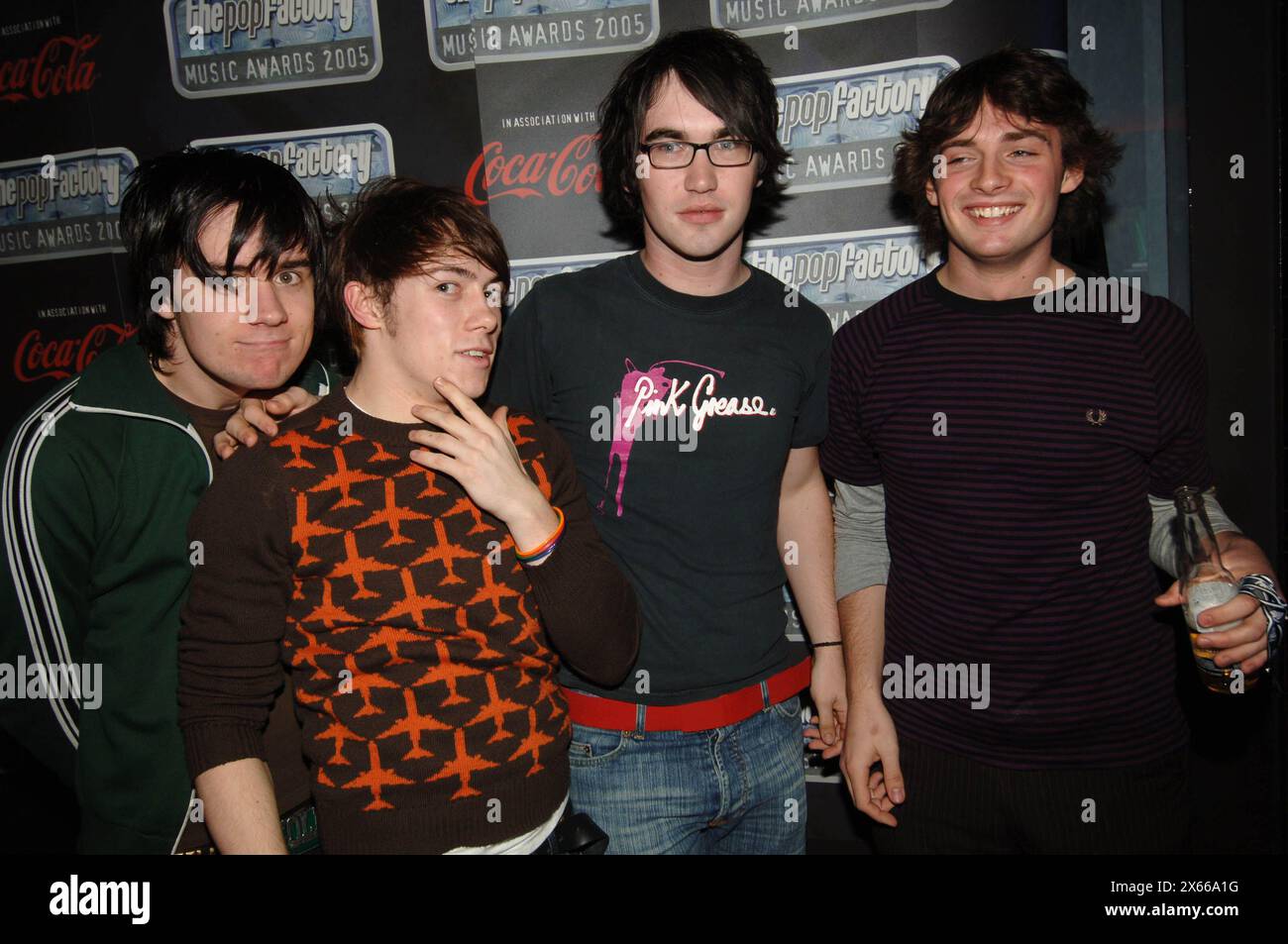 Welsh band The Automatic at The Porth Pop Factory Awards launch party ...