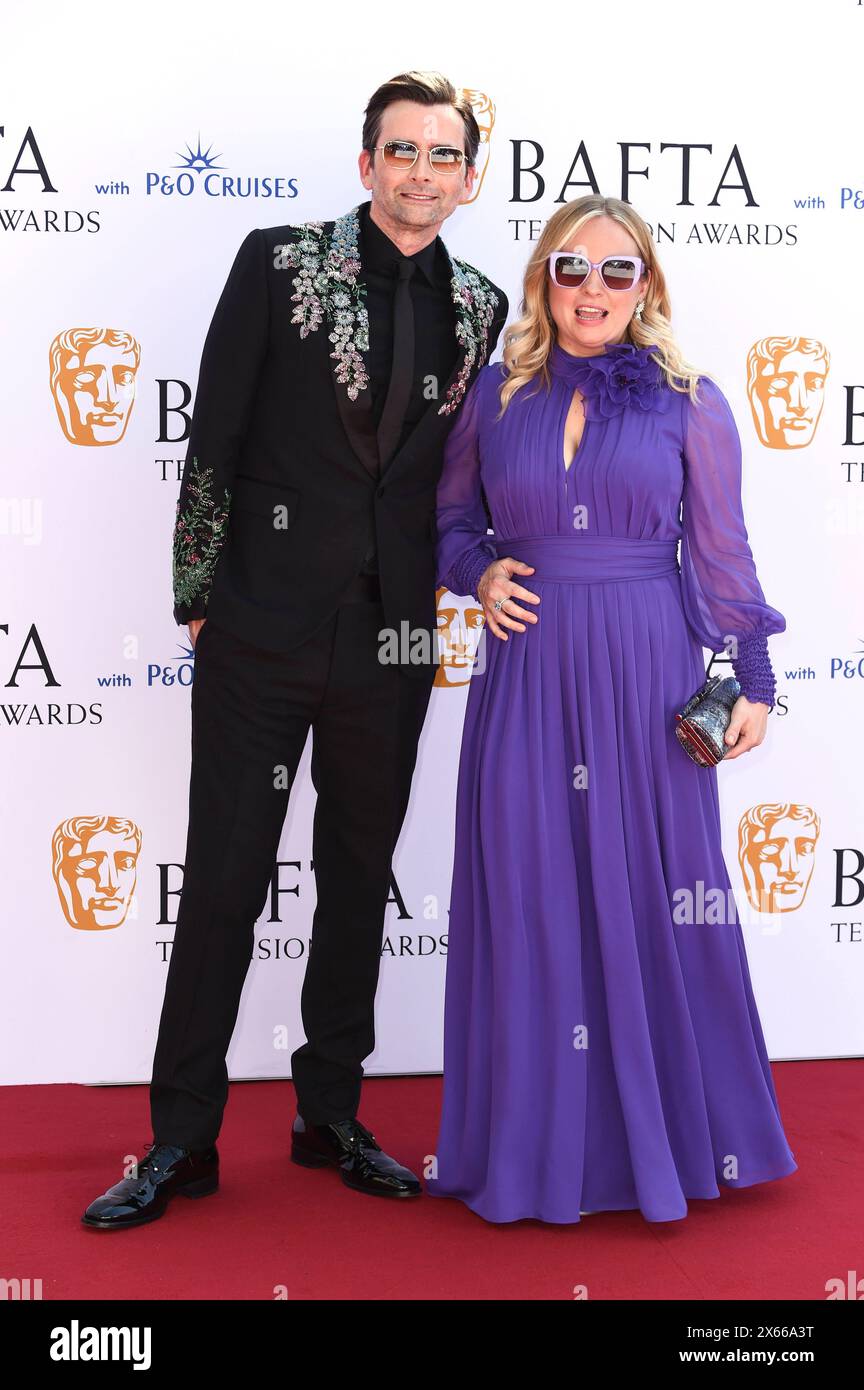 David Tennant mit Ehefrau Georgia Tennant bei der Verleihung der BAFTA ...