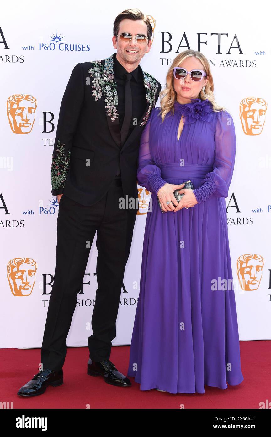 David Tennant mit Ehefrau Georgia Tennant bei der Verleihung der BAFTA ...