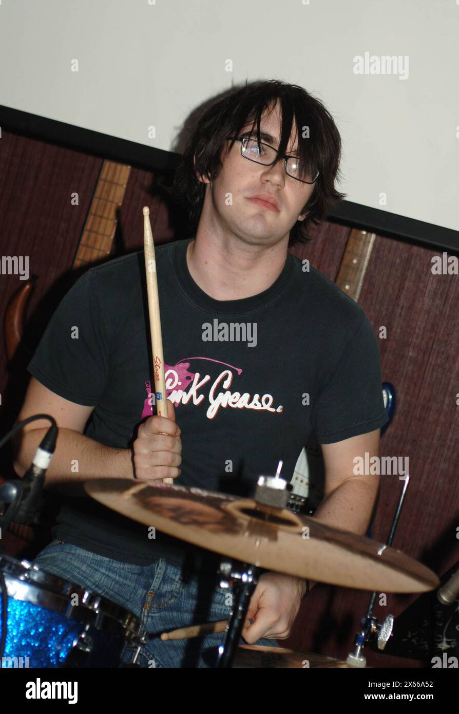 Welsh band The Automatic at The Porth Pop Factory Awards launch party ...