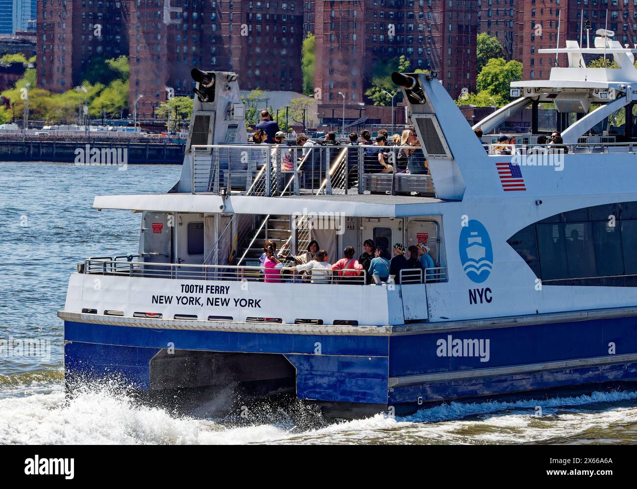 New York City Ferry, operated by Hornblower Cruises, had 38 whimsically ...