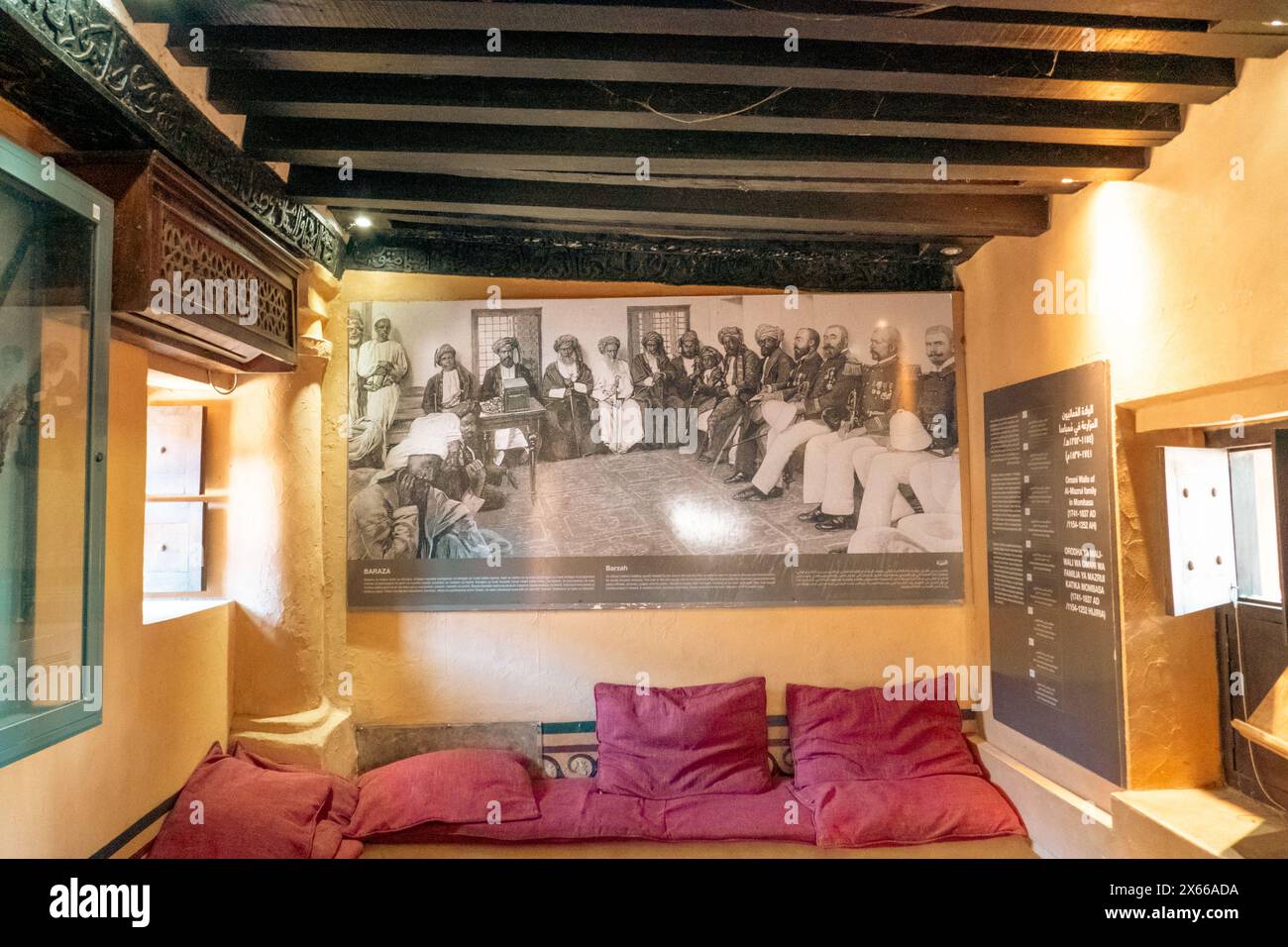 Paintings inside Fort Jesus in Mombasa, Kenya Stock Photo - Alamy