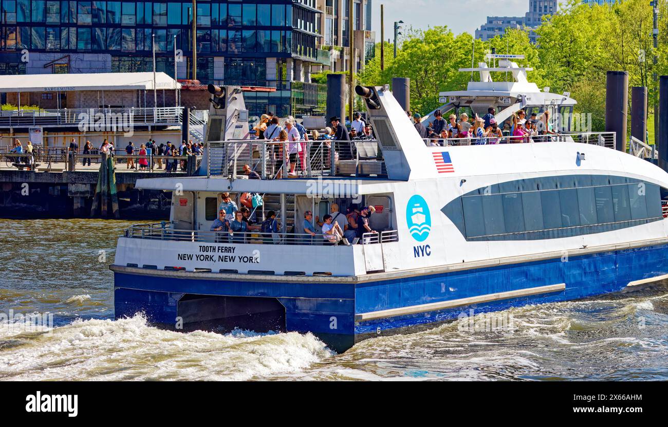 New York City Ferry, operated by Hornblower Cruises, had 38 whimsically ...