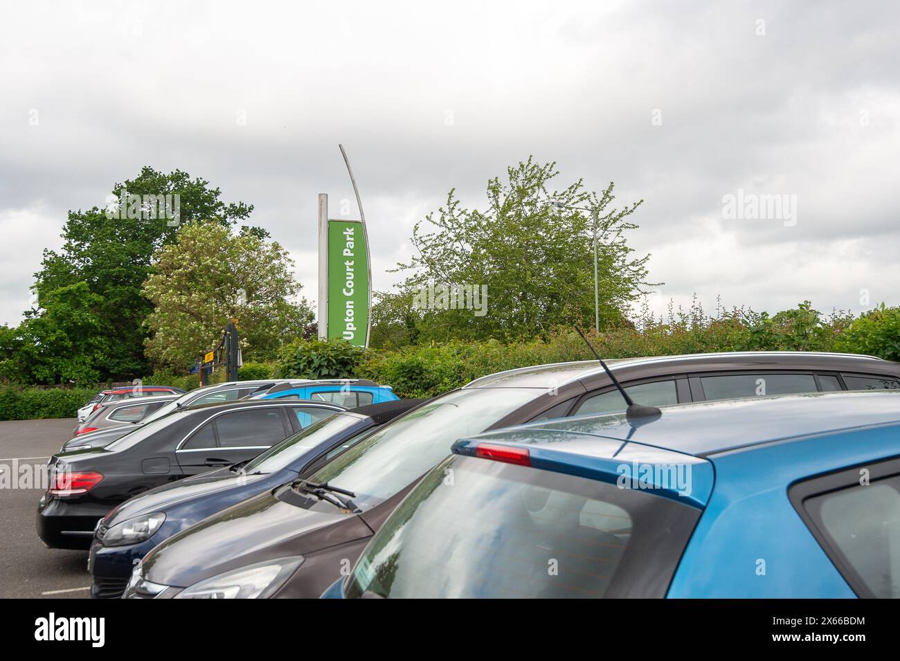 Slough, Berkshire, UK. 13th May, 2024. Car parking spaces in Upton ...
