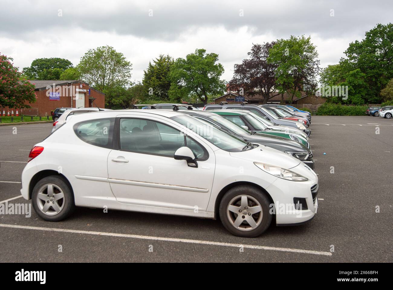 Slough, Berkshire, UK. 13th May, 2024. Car parking spaces in Upton ...