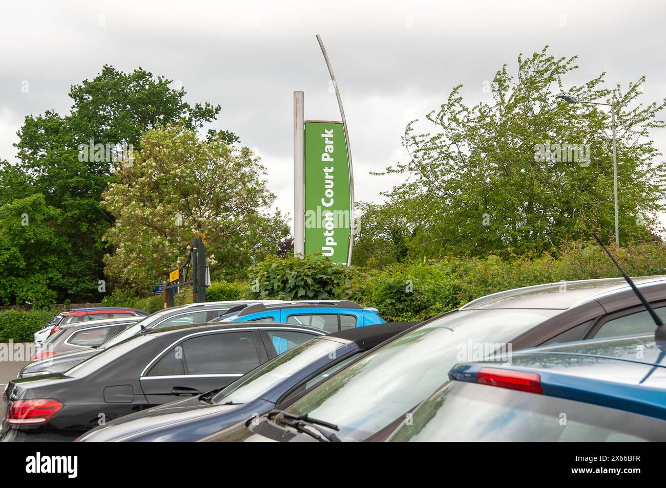 Slough, Berkshire, UK. 13th May, 2024. Car parking spaces in Upton ...