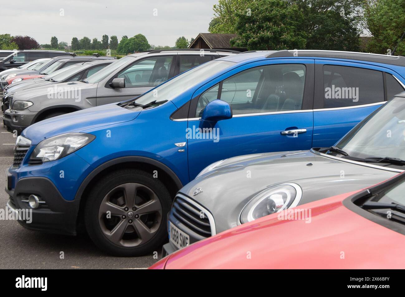 Slough, Berkshire, UK. 13th May, 2024. Car parking spaces in Upton ...