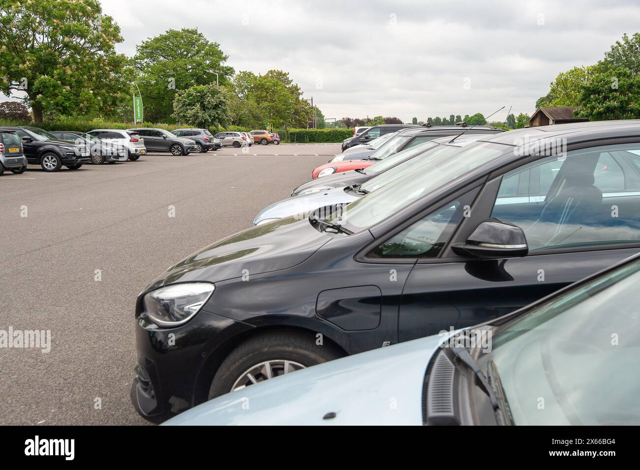 Slough, Berkshire, UK. 13th May, 2024. Car parking spaces in Upton ...