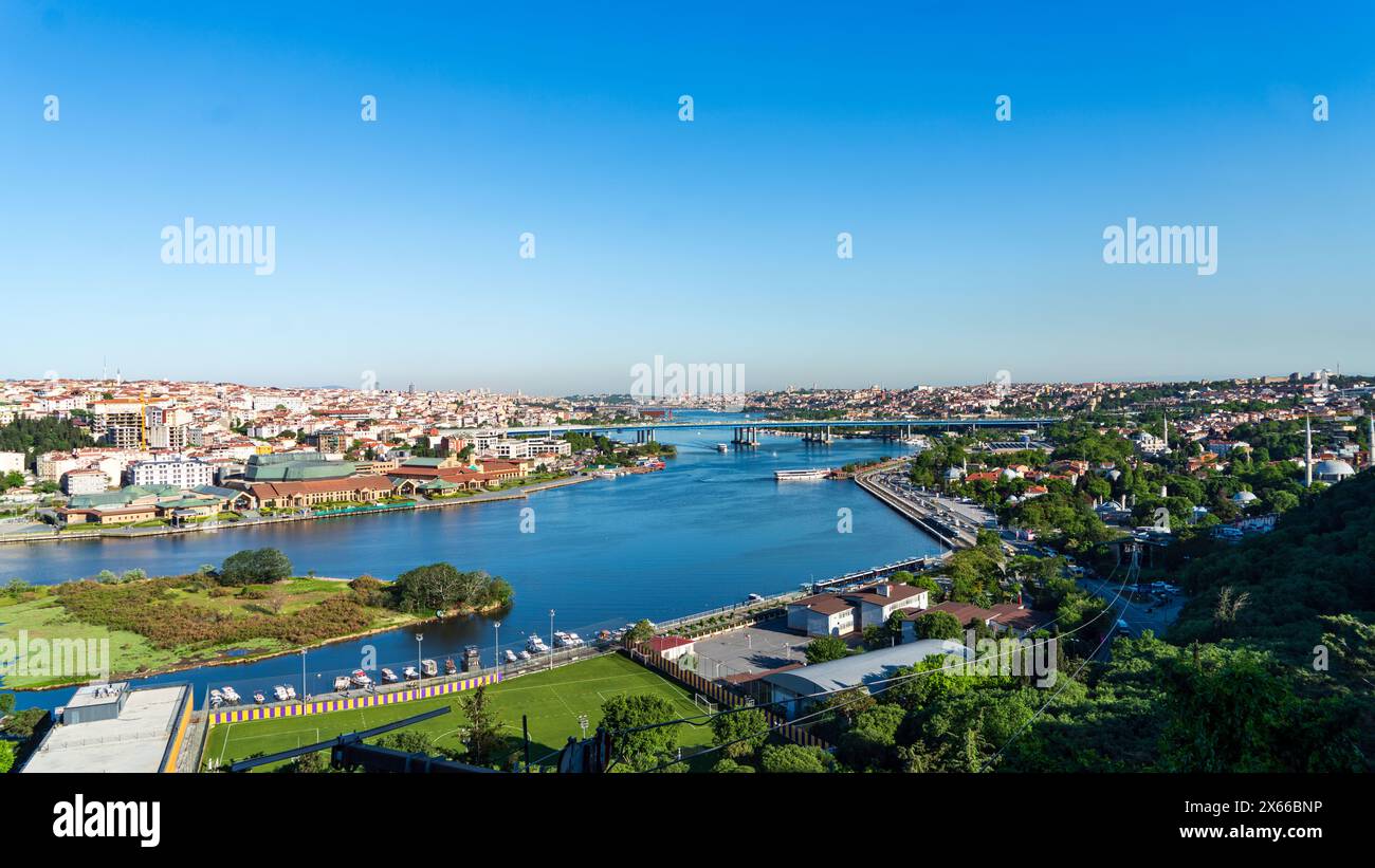 Golden Horn panorama from Pierre Loti, Istanbul, Turkey Stock Photo - Alamy