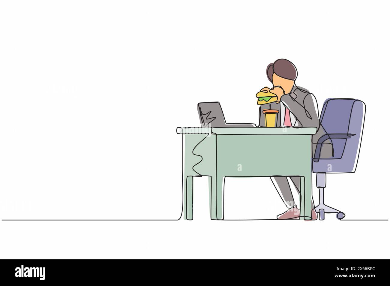 Fat man eating dinner suit Stock Vector Images - Alamy