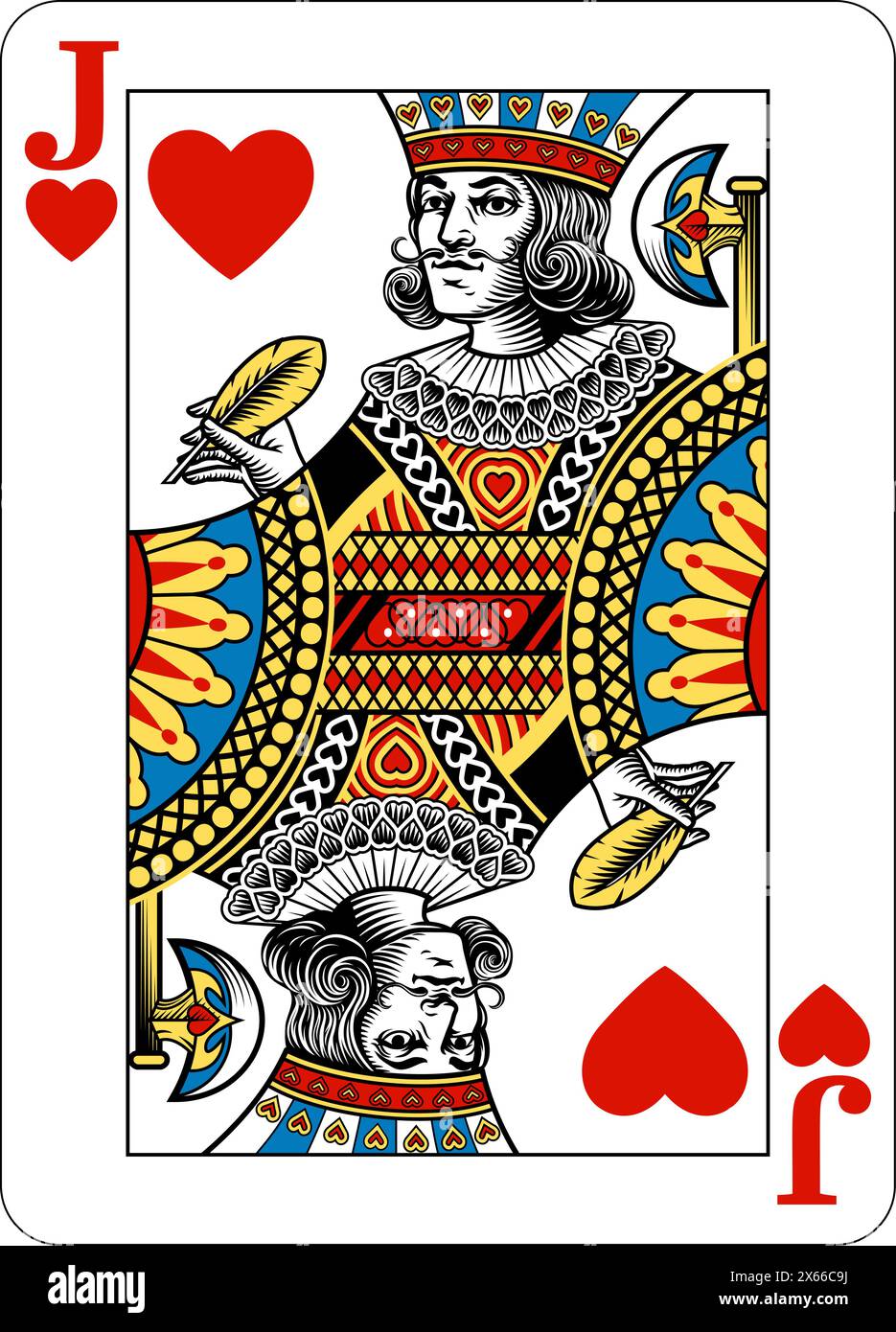 Jack of hearts playing card hi-res stock photography and images - Alamy