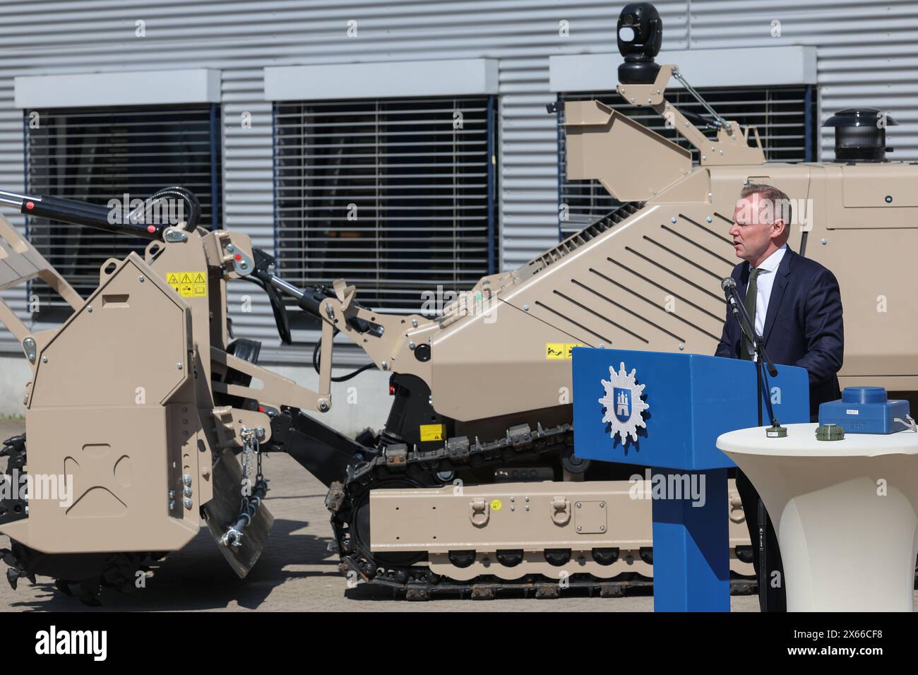 Hamburg, Germany. 13th May, 2024. Hamburg's Senator of the Interior ...