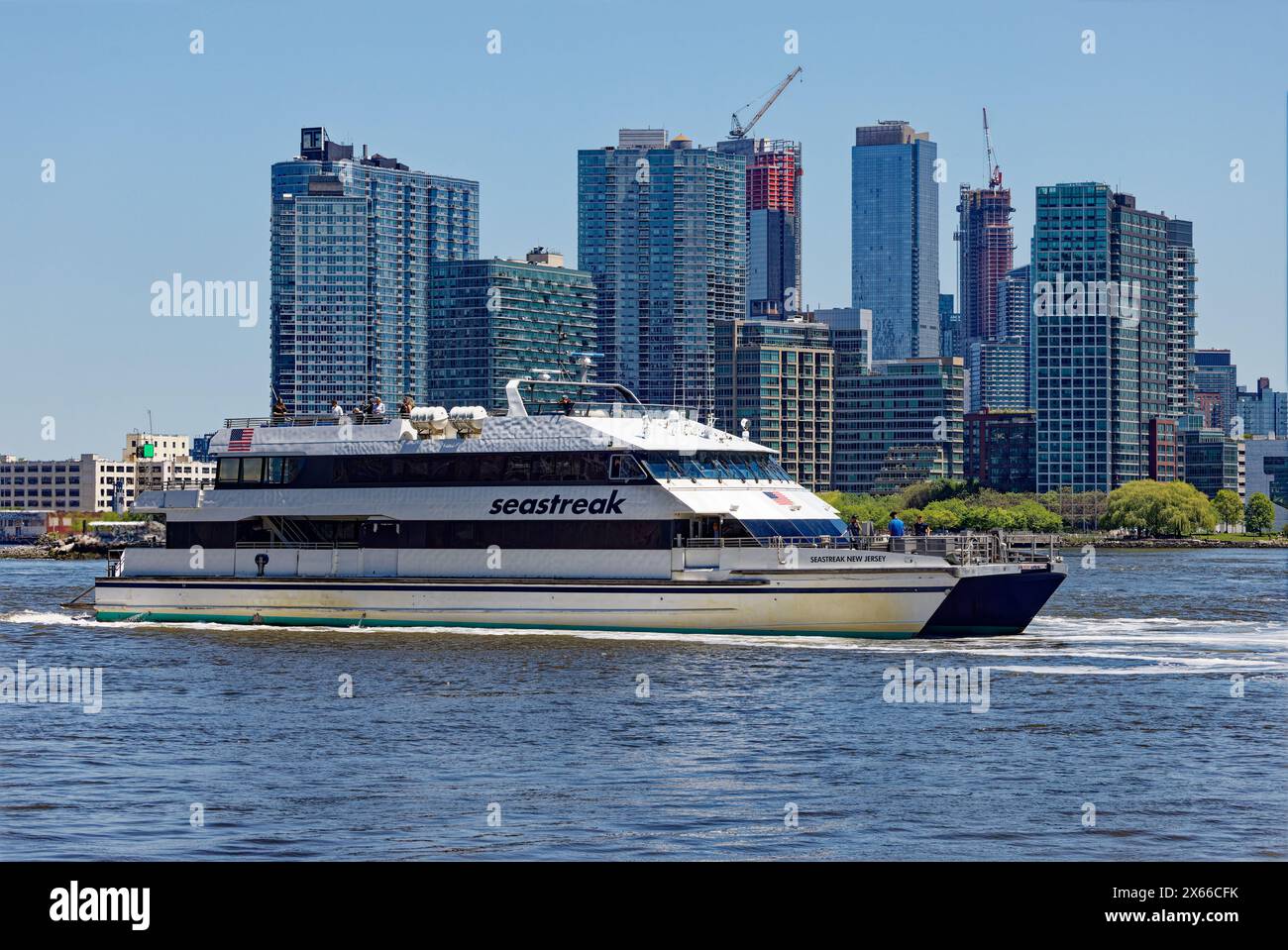 Seastreak New Jersey is a 505-passenger high-speed ferry operated by ...