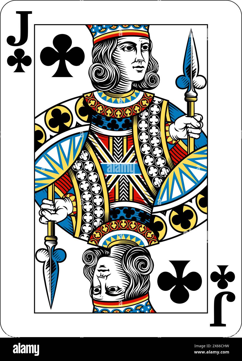 Jack clubs card from Cut Out Stock Images & Pictures - Alamy