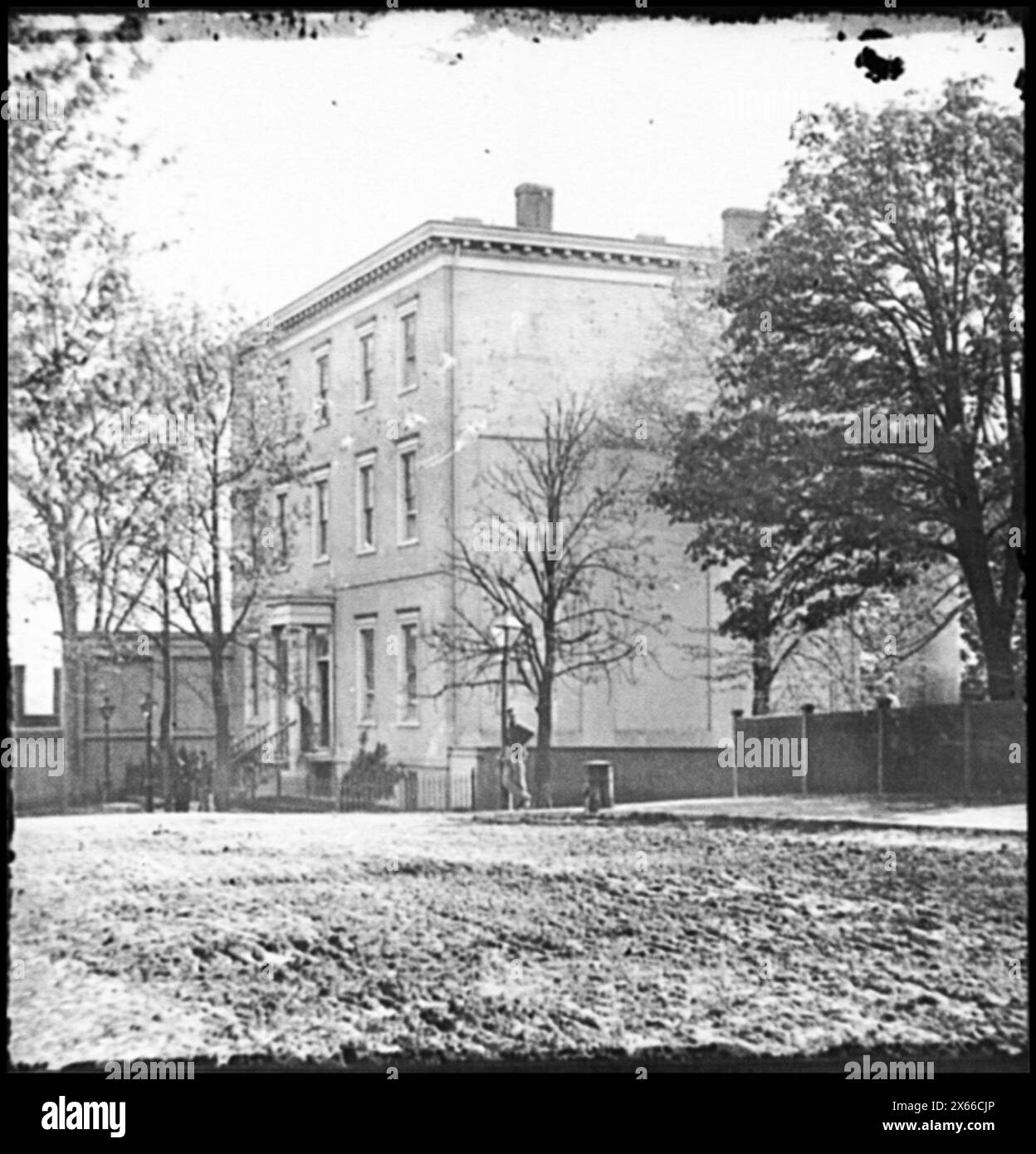 Richmond, Va. Residence of Jefferson Davis (1201 East Clay Street); a ...