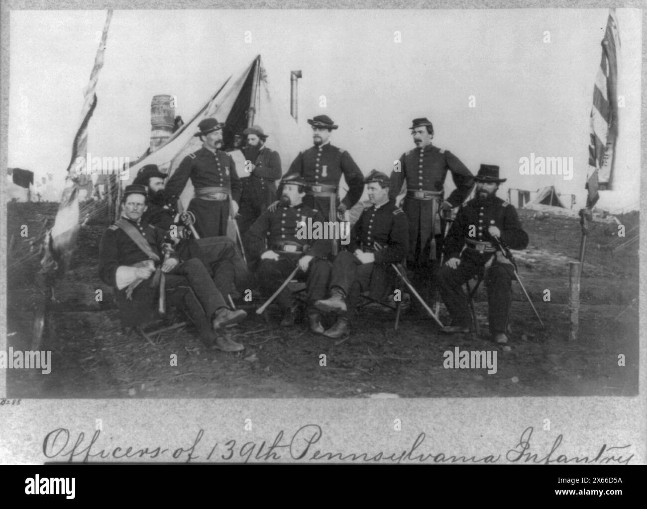 Officers of 139th Pennsylvania Infantry, Civil War Photographs 1861 ...