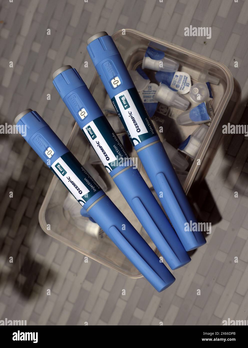 Pic shows: Ozempic injection, Semaglutide pen. pic posed by model Pic ...