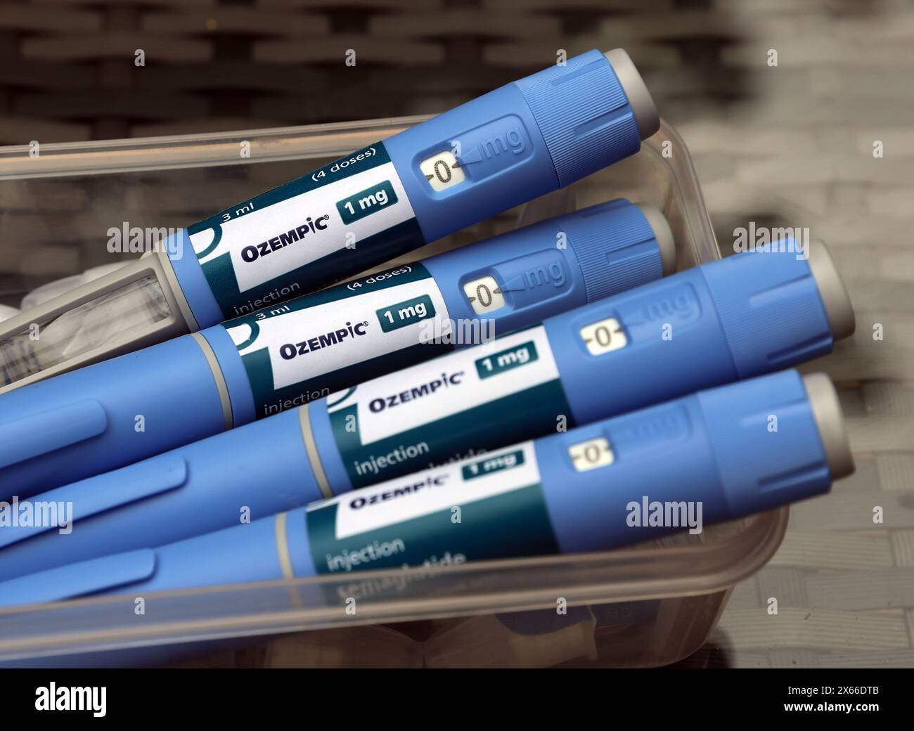 Pic shows: Ozempic injection, Semaglutide pen. pic posed by model Pic ...