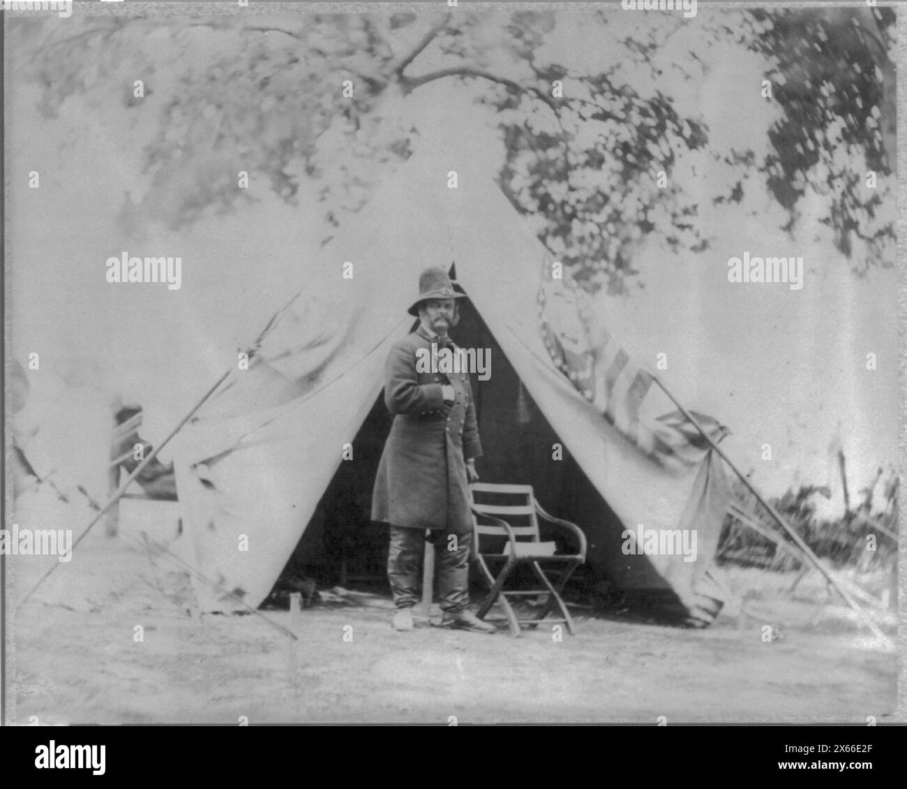 Major General A. E. Burnside, Civil War Photographs 1861-1865 Stock ...