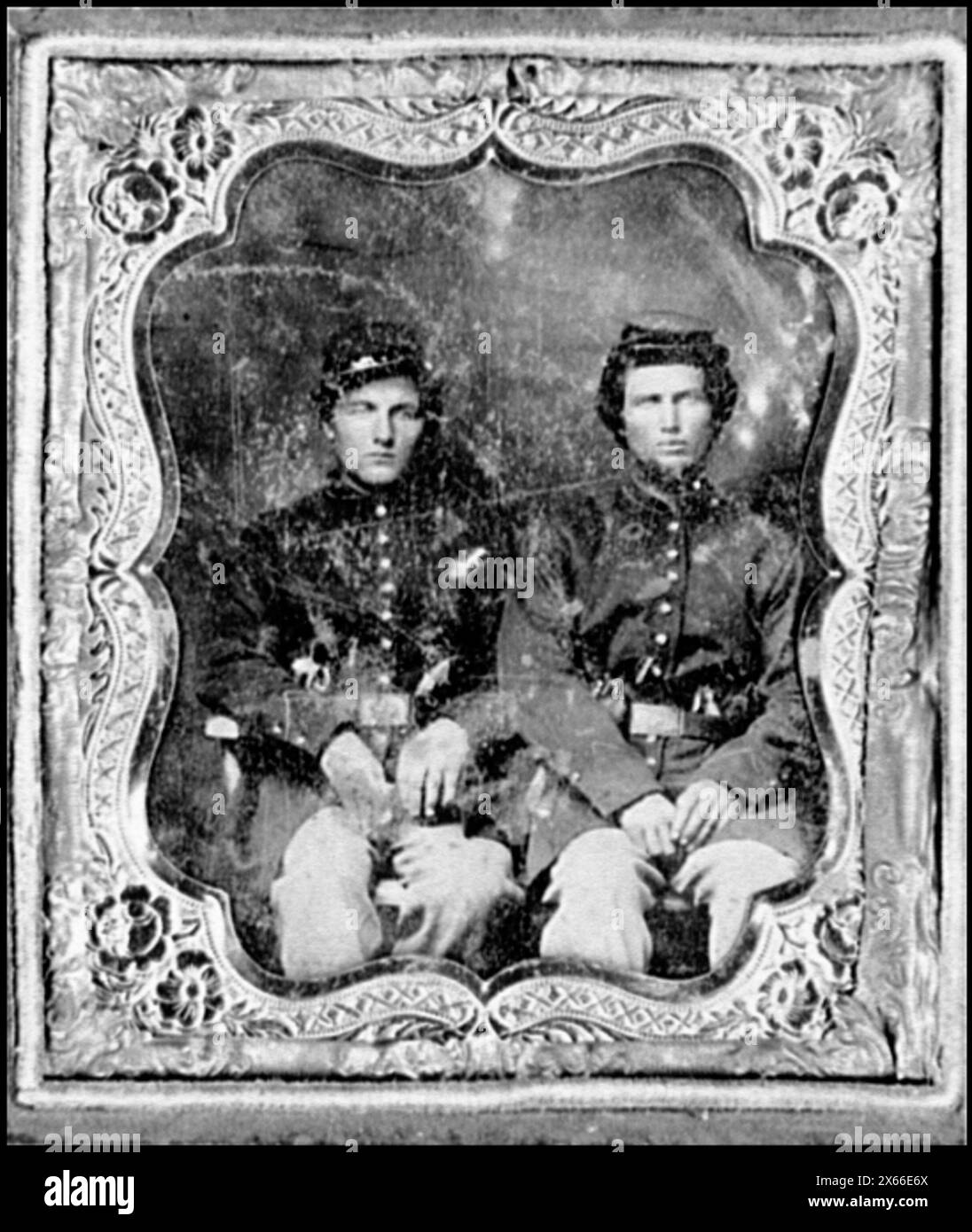 Portrait of Pvt. Charles H. Halstead, Company A, 52nd Illinois Infantry ...