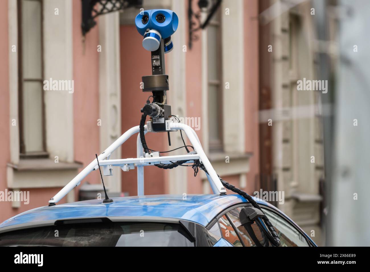 RIGA, LATVIA. 13th May 2024. Google Street View at Riga Old Town. Riga ...