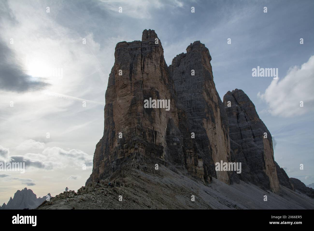 tre cime di lavaredo italy Stock Photo - Alamy