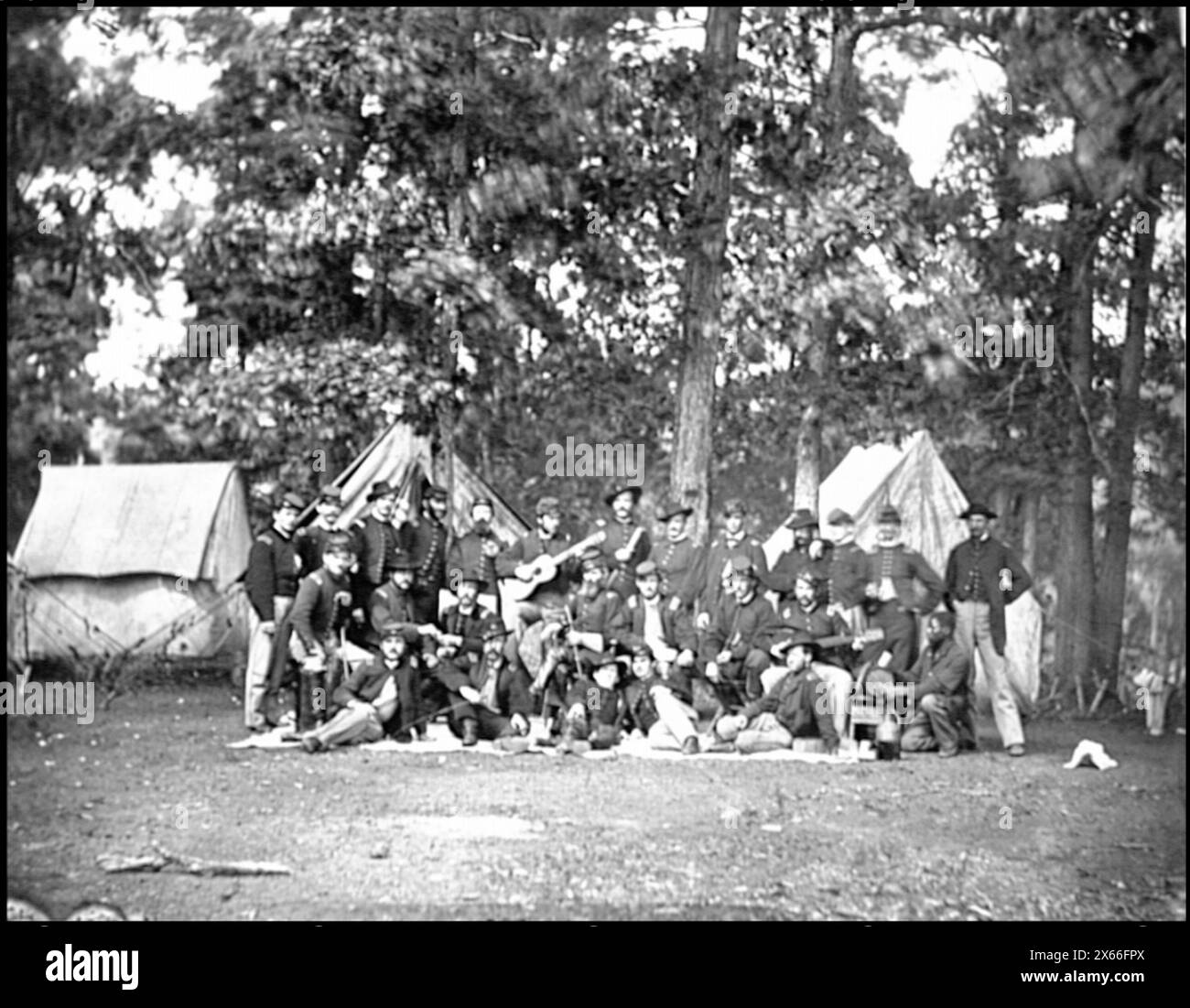 Culpeper, Va. Officers of the U.S. Horse Artillery Brigade commanded by ...